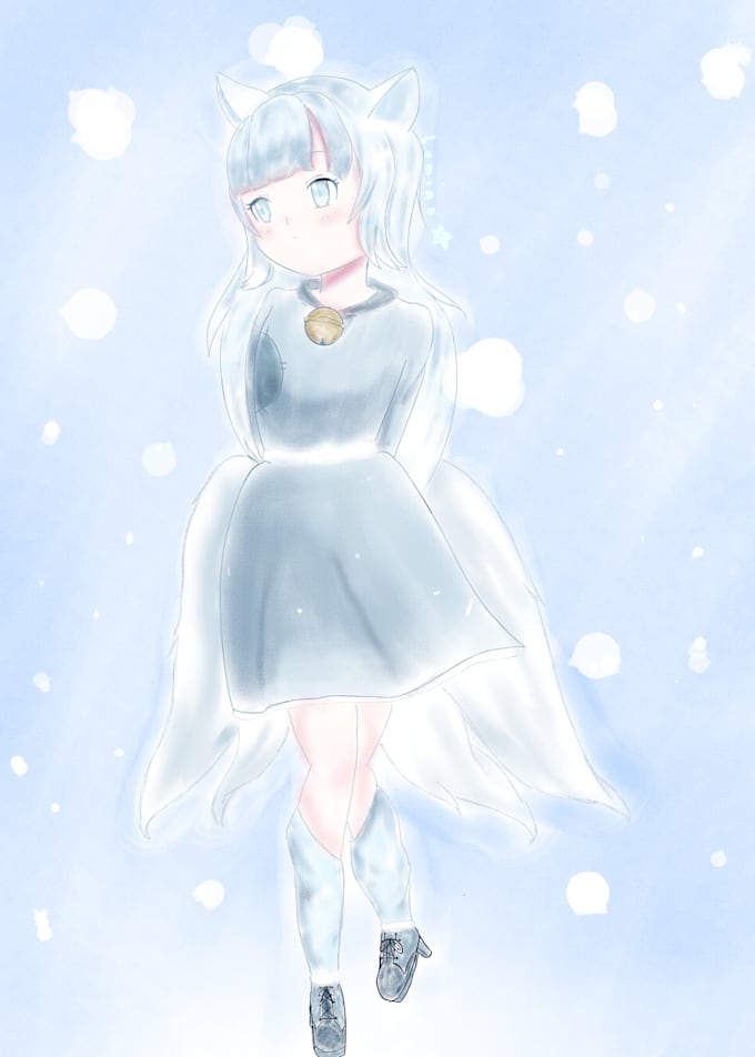 Do cute anime style digital art commissions by Luminashimmer | Fiverr