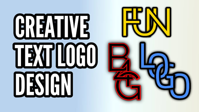 Make a creative text logo design by Beau4graphics | Fiverr