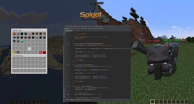Code a custom minecraft plugin for you in spigot by Winterwolf365 | Fiverr