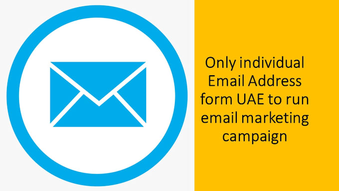 Provide you uae email databases updated only uae email address by ...