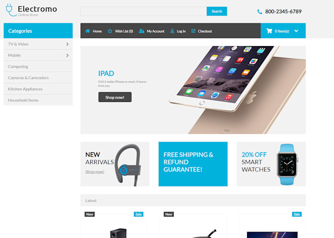 Make The Htmlcss Part Of A Website Given A Template By Akrick Fiverr 3709