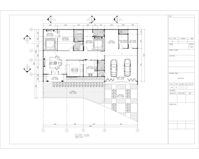Draw and consulting your 2d architectural drawing like plan, view ...