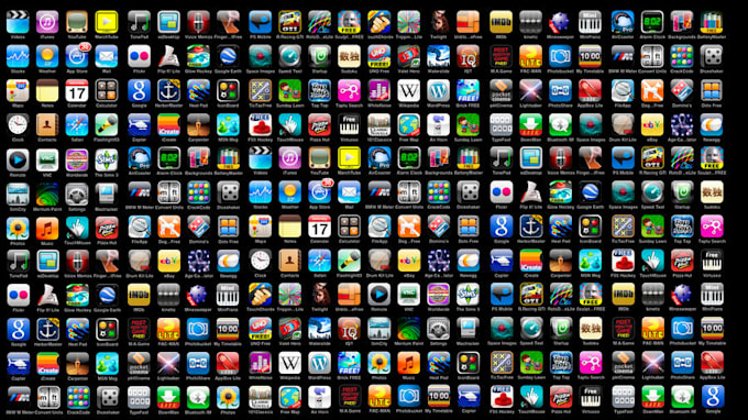 Design unique and professional modern app icon logo with source file by ...