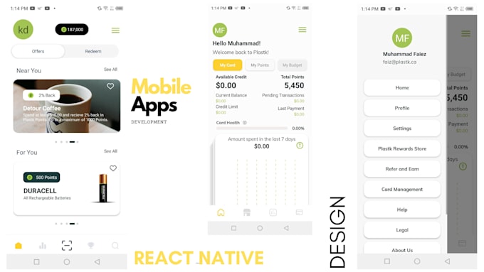 Develop cross platform mobile app using react native by Umairyaqub077 ...