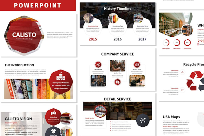 Design unique, amazing and different presentation, business ...