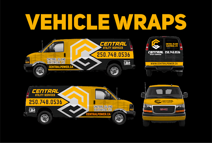 Do professional eye catching vehicle wrap van wrap truck, car wrap by Mehboobahmed682 | Fiverr