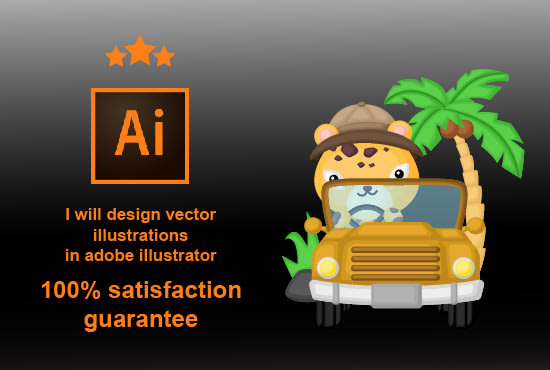 Design vector illustrations in adobe illustrator by Bh00li | Fiverr