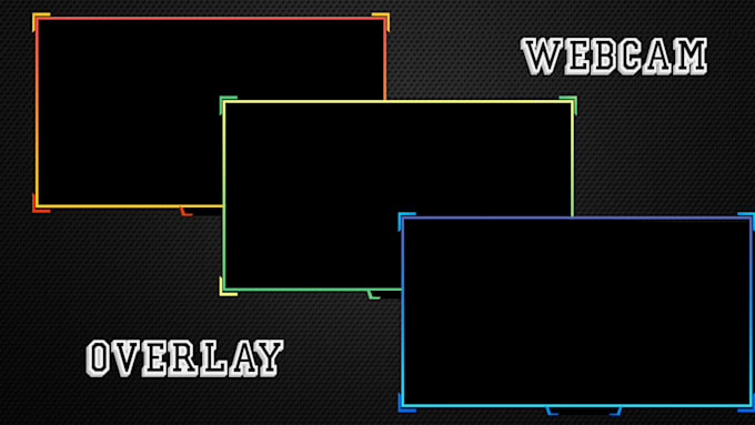Create a webcam overlay by Draftswomen | Fiverr