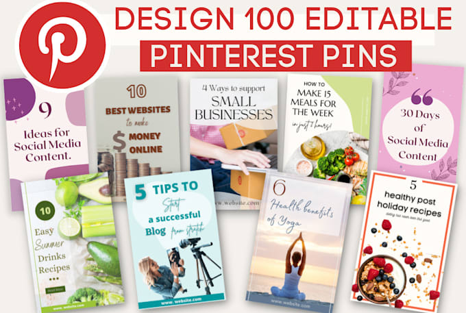Design pinterest pins and templates by Nehapatidar_ | Fiverr