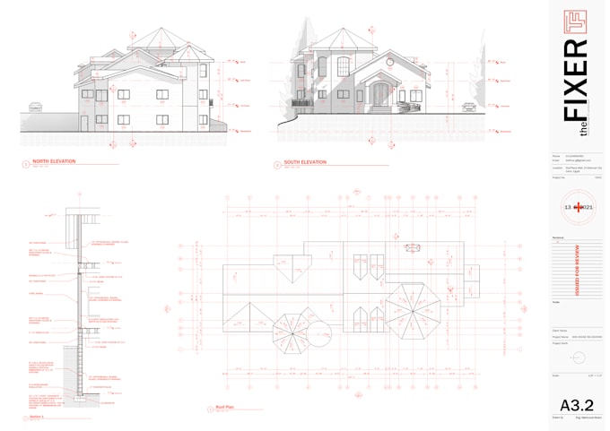Design and drawing floor plans, elevations by revit by Mahmoudakramg ...