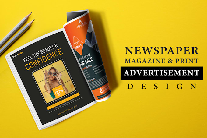 Do newspaper magazine print ad social media advertisement leaflet flyer ...