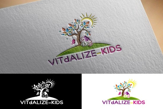 Design a custom children and childcare logo by Theres_doug | Fiverr