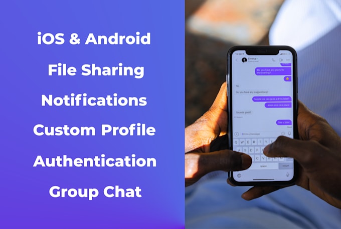 Develop a realtime chat app for ios and android by Barakacap | Fiverr