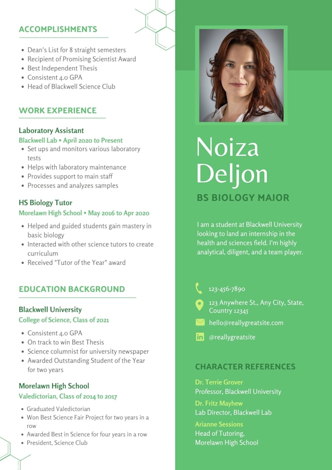 Design a graphic resume, cv to stand out from competitors by Keethan008 ...