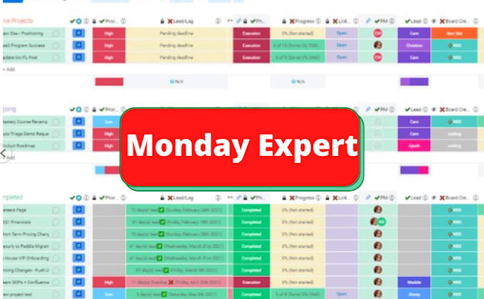 Monday Monday Crm Project Management Do Board Setup Form By Rjkole Fiverr