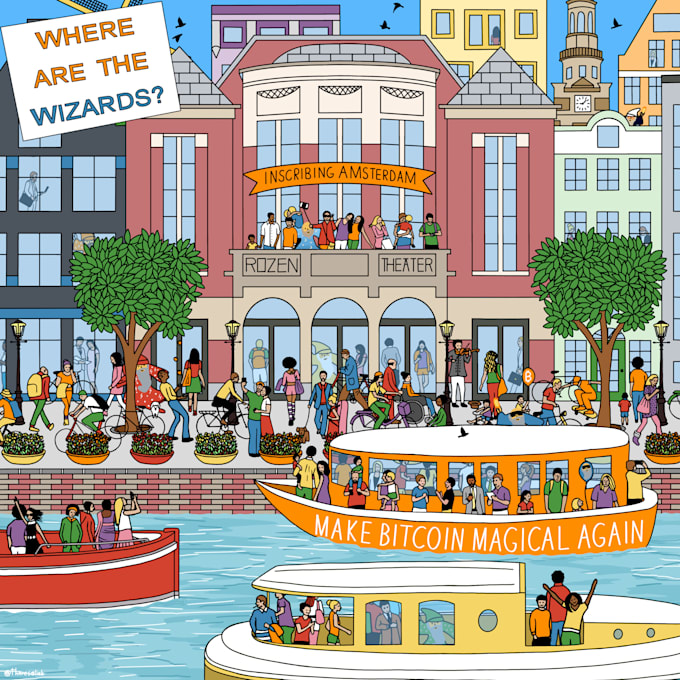 Draw an awesome search and find illustration by Theresavogrin | Fiverr