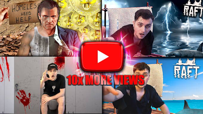 Create the best youtube thumbnail in 5 hours by Llcrew | Fiverr