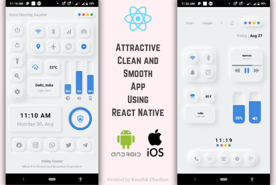 Develop user friendly android app using react native by Kaushik3333 ...