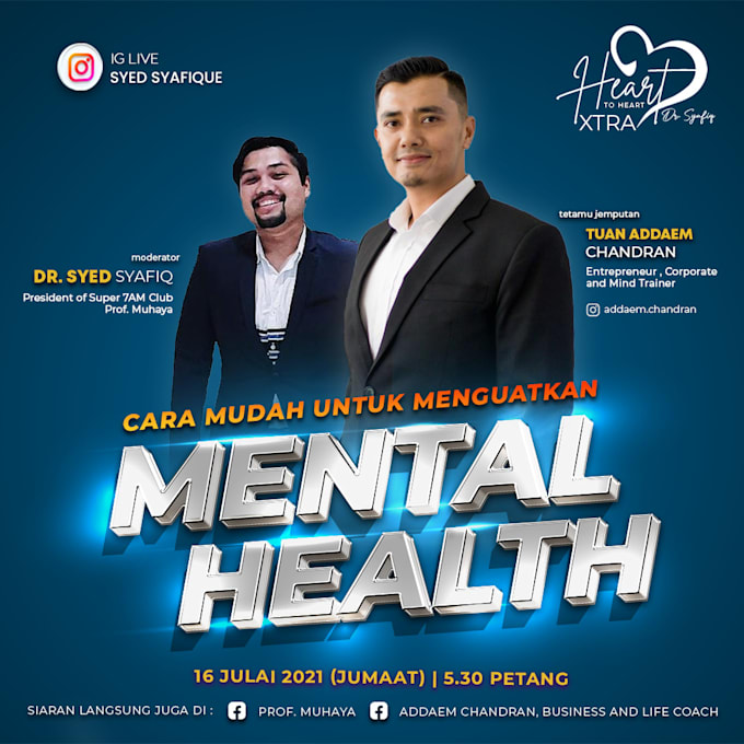 Do poster , name card or social media design by Syedsyafique | Fiverr