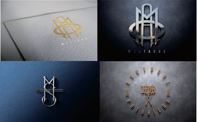 Design professional monogram logo in 24 hrs by Ilscreative | Fiverr