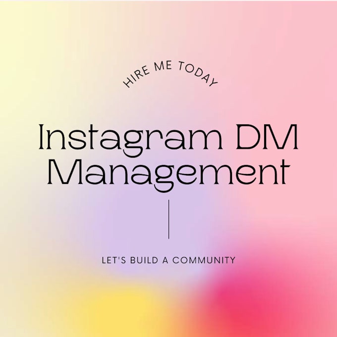 Manage your instagram dms by Jesswilcox | Fiverr