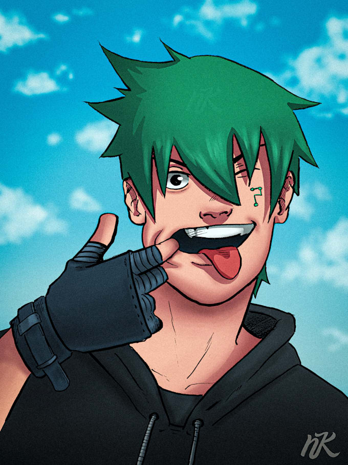 Draw whatever you want in anime and manga style by Nikorasuu | Fiverr