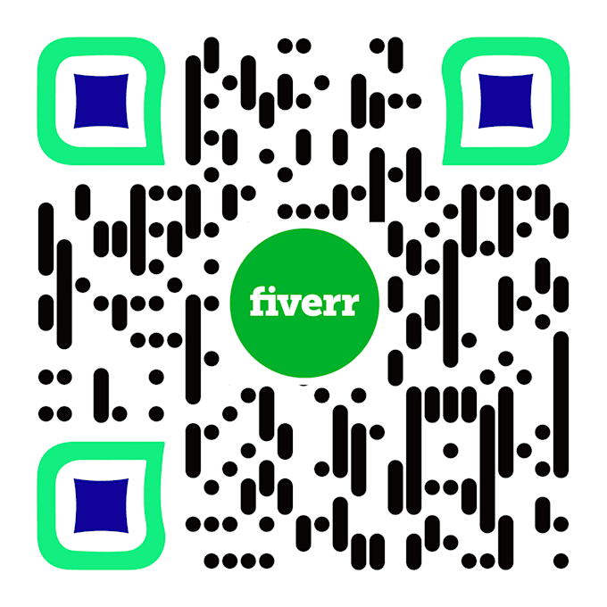 Make professional qr code with logo and frame by Vickyvicky290 | Fiverr
