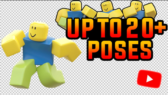 Make you roblox poses for your thumbnail by Irfanbloxyt | Fiverr