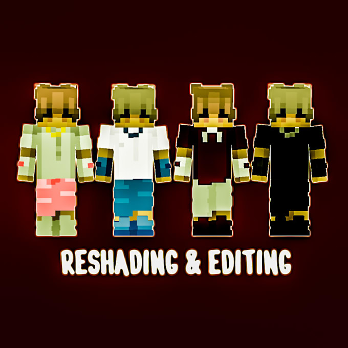 Make you a cute high quality minecraft skin by Haneon | Fiverr