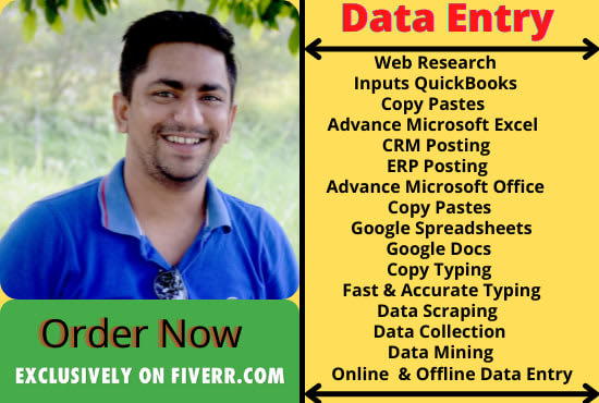 Do advance excel, typist, and master data entry operator by Mintu202 ...