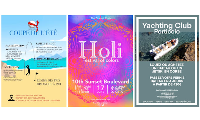 Design a poster to promote your brand, product or event by ...