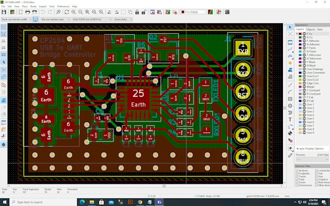 Design spi, i2c and usb to uart circuit and pcb by Mohammadusman45 | Fiverr