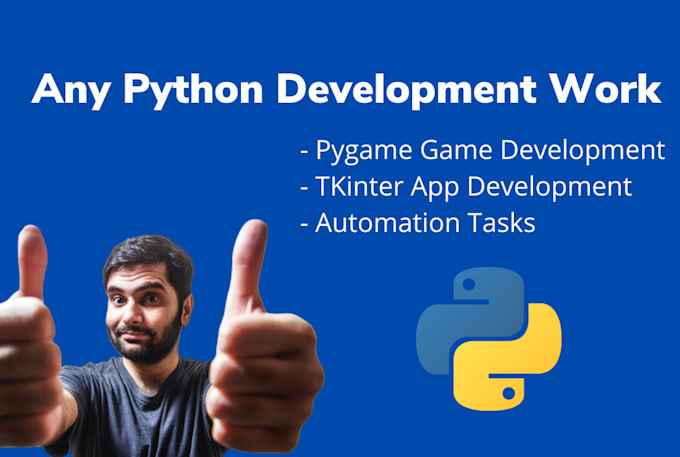 Do anything development related using python by Codingdesires | Fiverr