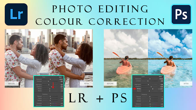Do photo editing and colour correction in lightroom by Malhar001 | Fiverr