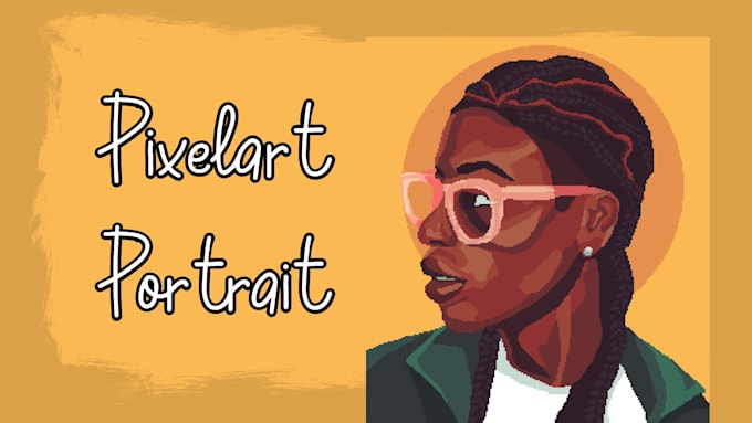 Create a large pixel art portrait or caricature by Levynuen | Fiverr