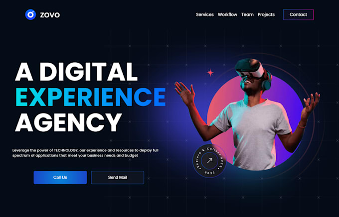 Design and develop modern responsive websites in react js, html, css ...