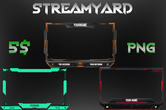 Design for you an amazing streamyard in one hour by Mbsimo | Fiverr