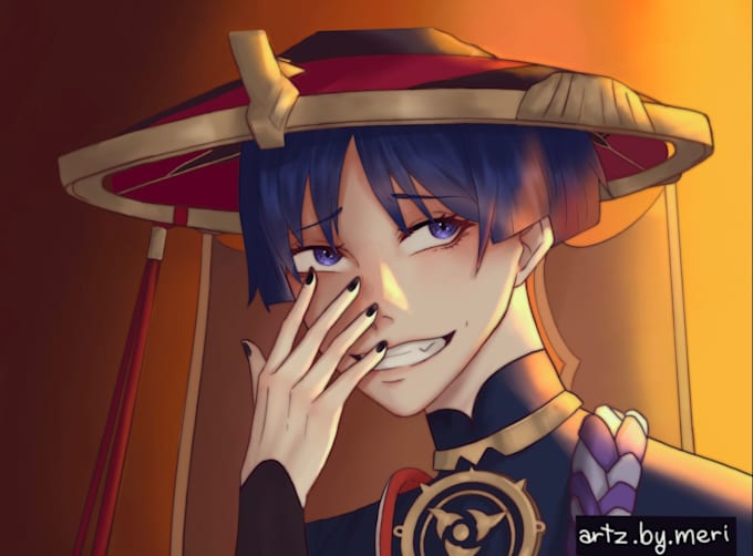 Draw anime, oc, game character, cartoon fanart by Ir3m_rz | Fiverr