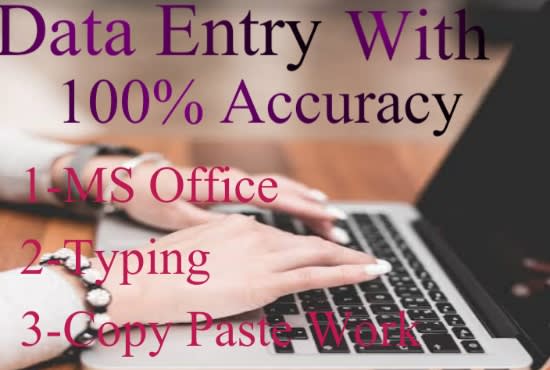 Do fast data entry and typing inpage and office works by Syedamisha6 ...