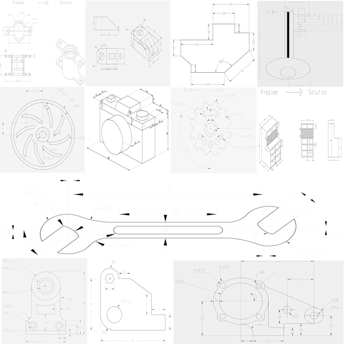 Design 2d model, isometric, and industrial product drawing by ...