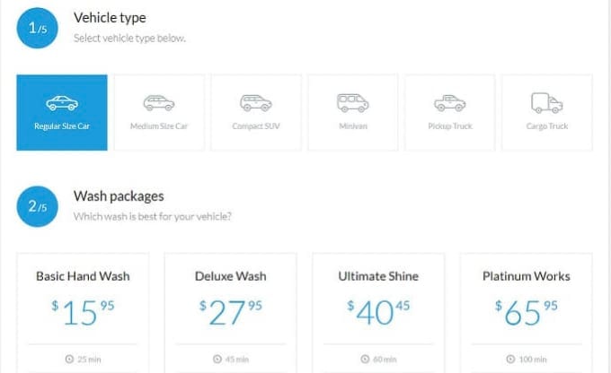 Create a car wash booking system for you by Hamdouchi91 | Fiverr
