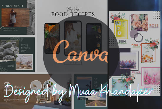Design aesthetic templates using canva by Musa098 | Fiverr
