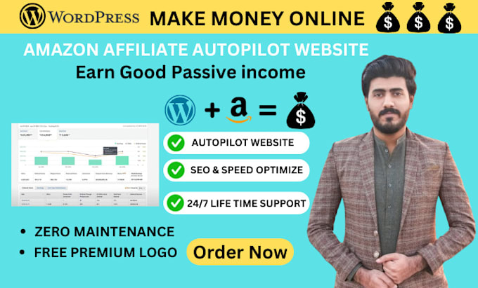 Create autopilot amazon affiliate marketing website with autoblog by ...