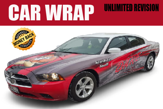 Do outstanding, professional car wrap, vehicle wrap, 3d wrap by Studio ...