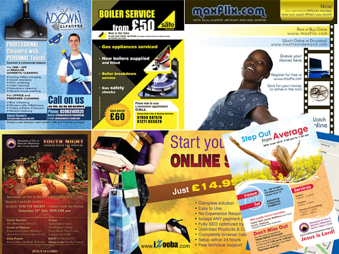 A5 or a6 flyer design by Nine9dezine | Fiverr