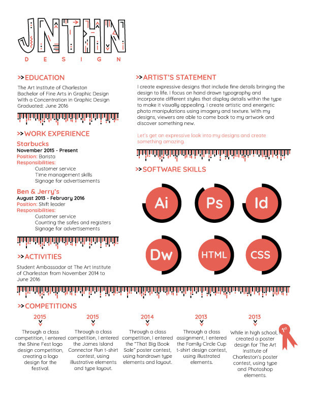 Create a beautiful and captivating resume by Jnthndesign | Fiverr