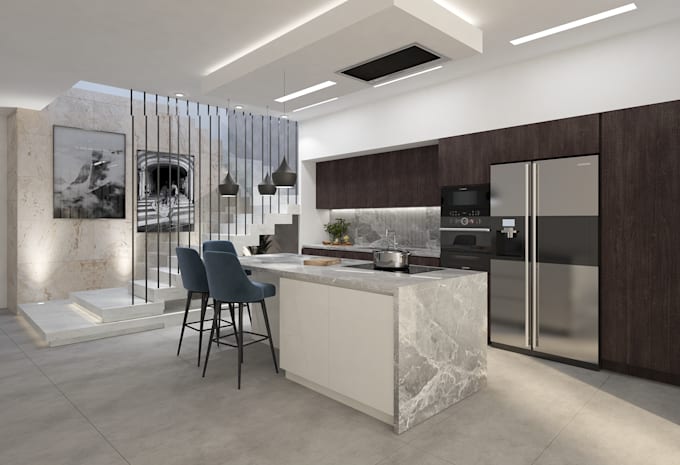 Create a design for your kitchen by Designbyalexia | Fiverr