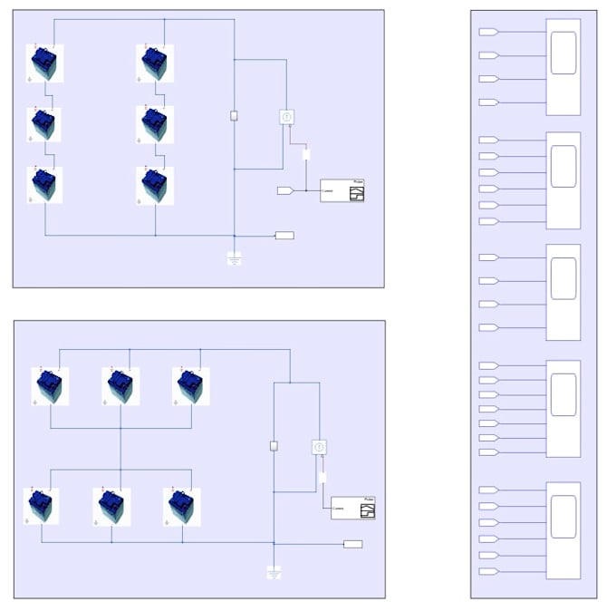 Li ion battery simulation and lead acid battery simulation by ...
