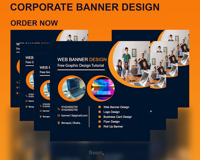 Create unique banner design in 6 hours by Rihatahmed | Fiverr