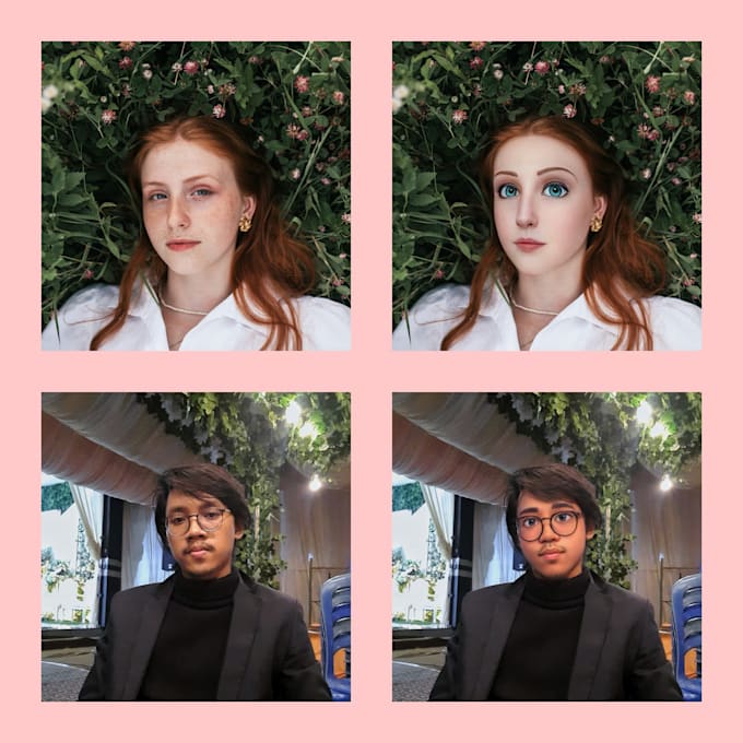 Cartoonize your face, toon face, face editting, by Desnatapozya | Fiverr